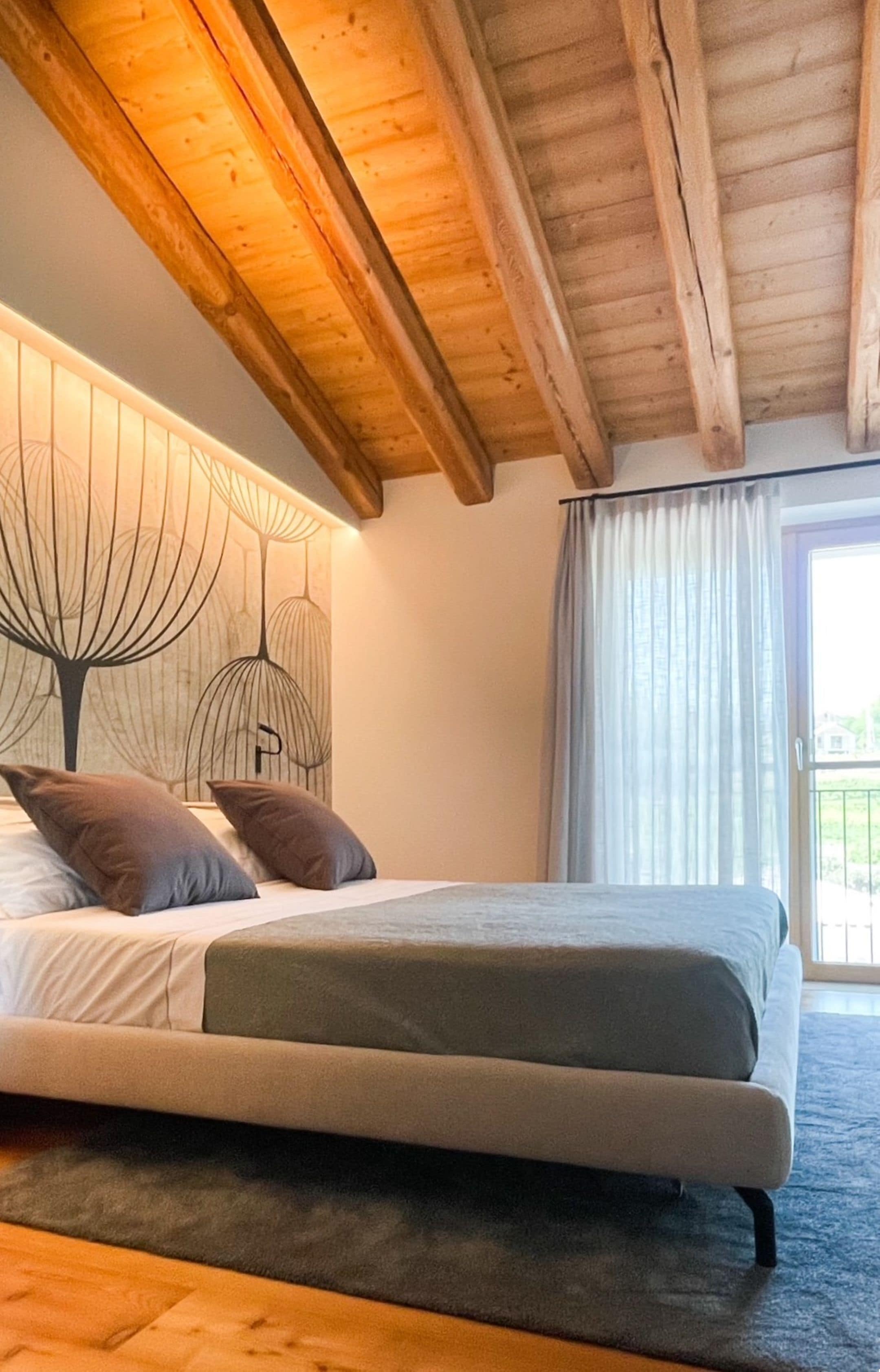 Quarto Duplo Comfort, vista para as vinhas | Minibar, cofre no quarto, Wi-fi grátis, roupa de cama fornecida 