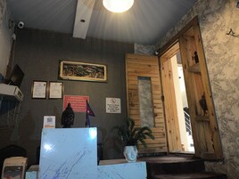 Recepção do spa