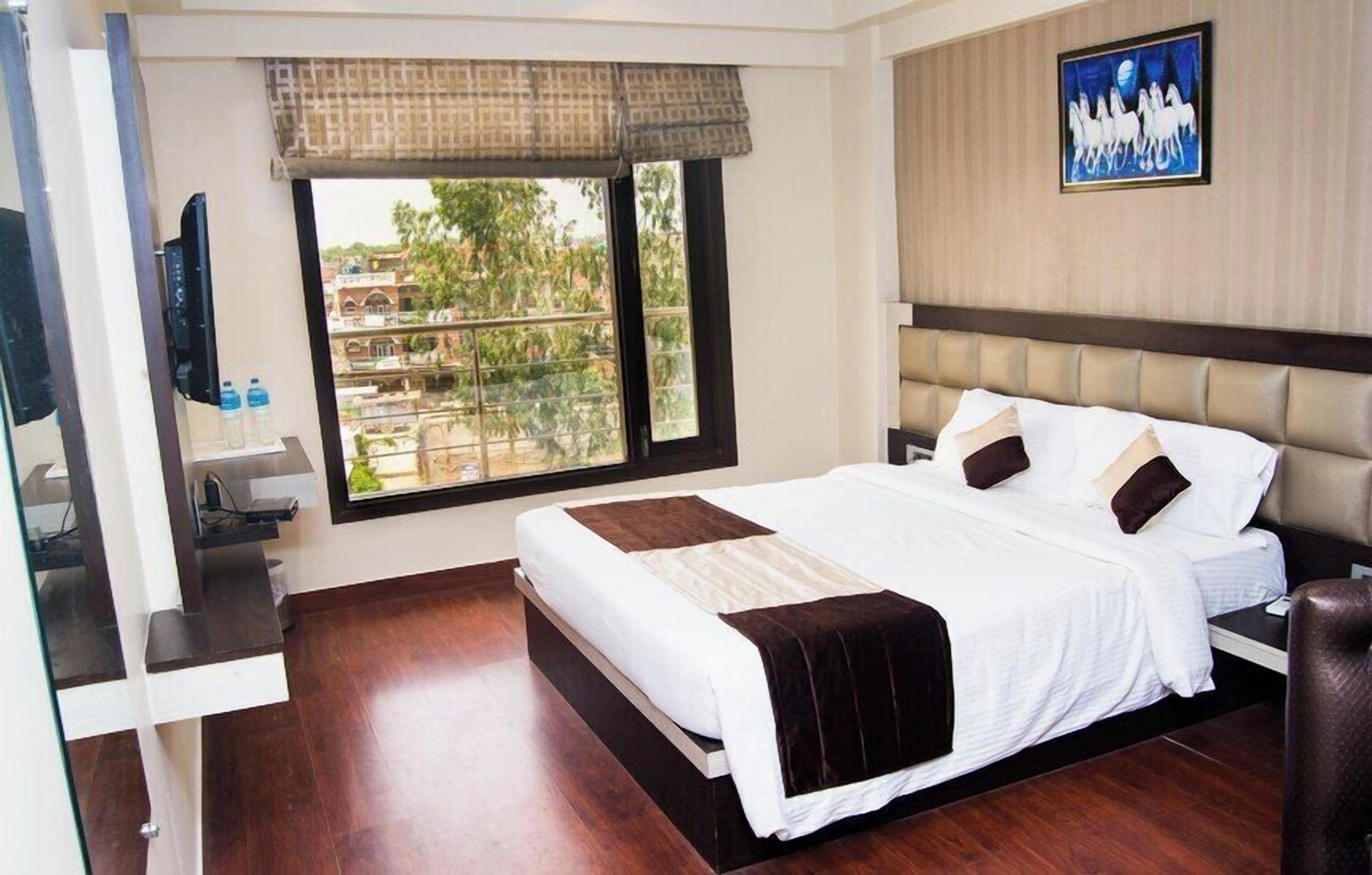  Pavilion Room, Non Smoking, City View  | Roupas de cama premium, escrivaninha, espaço de trabalho para notebook