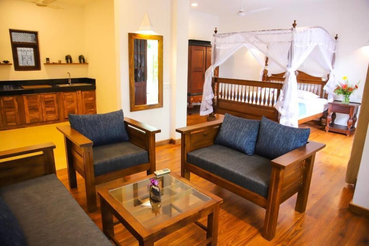 Apartamento Superior, vista para o pátio | Cofre no quarto, Wi-fi grátis 