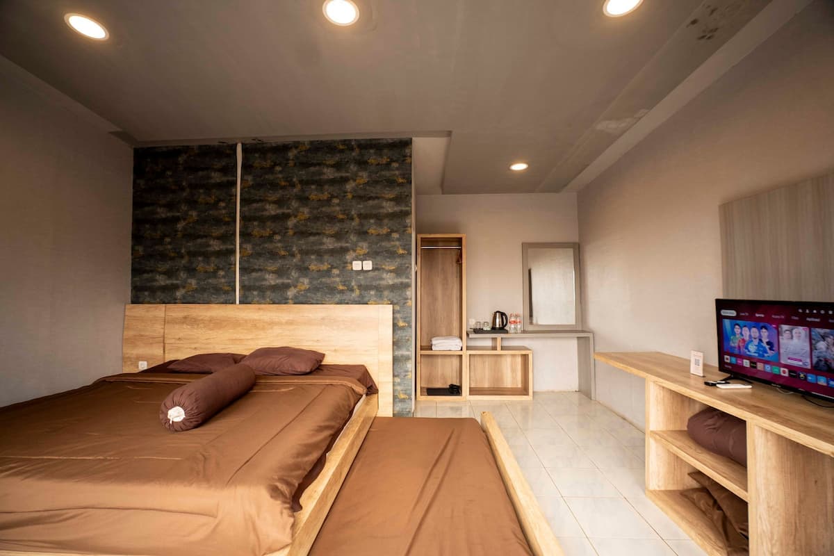 Cabana de Madeira Executiva | Wi-fi grátis, roupa de cama fornecida