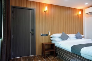 Quarto Duplo Deluxe, vista para o mar | Cofre no quarto, Wi-fi grátis 