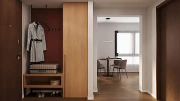 Suíte conforto, sacada | Frigobar, cofres nos quartos, escrivaninha, quartos à prova de som