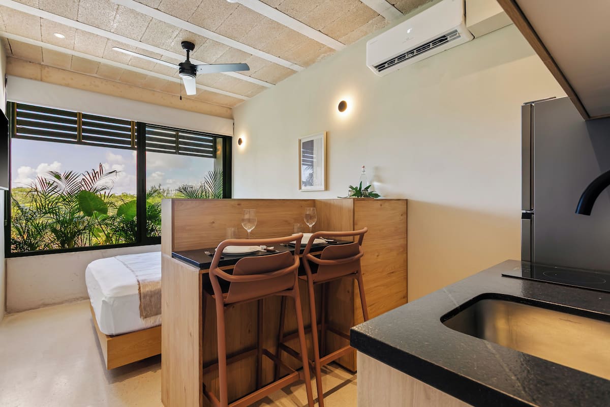 Estúdio Design | Cofre no quarto, ferro/tábua de engomar, Wi-fi grátis
