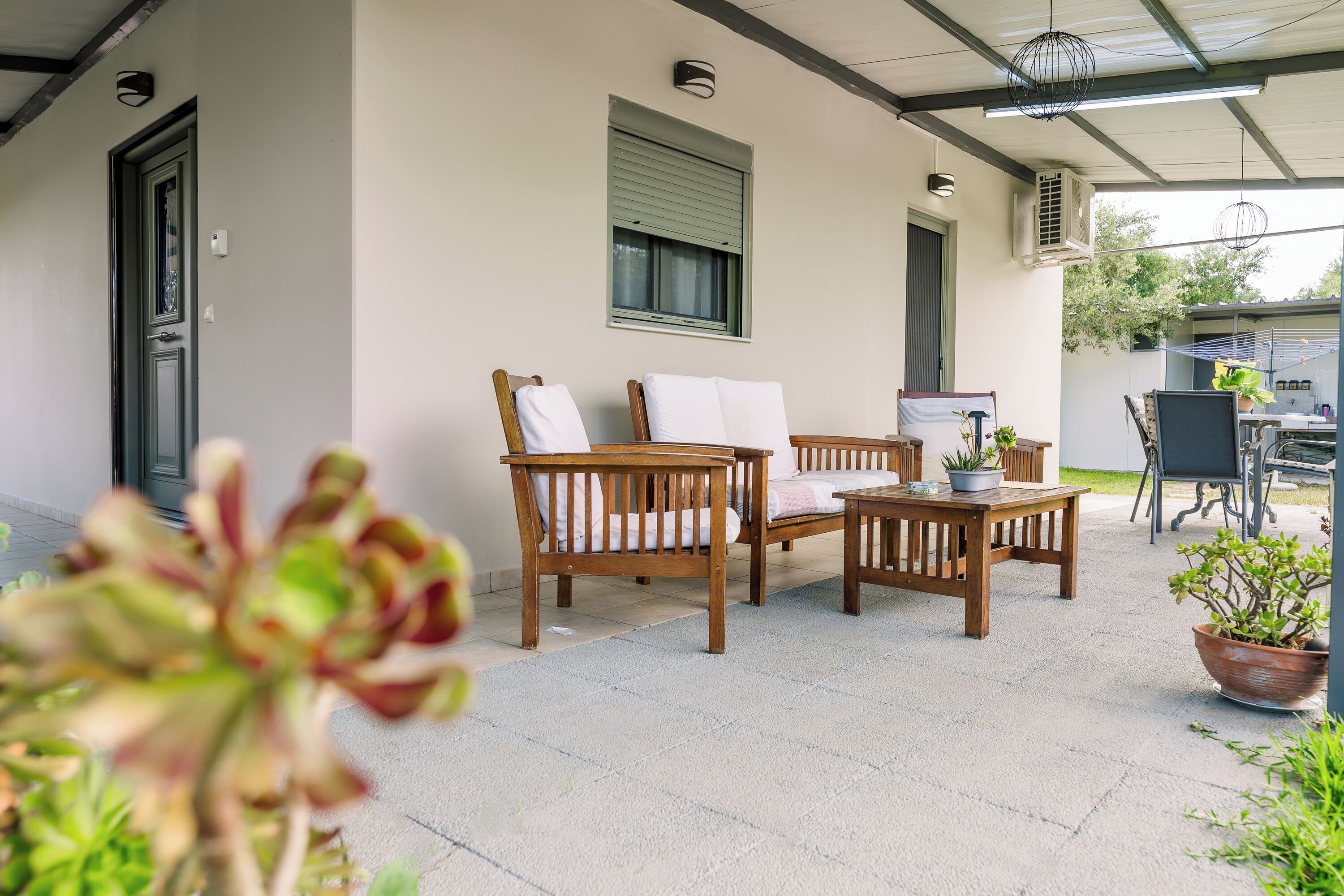 Casa Familiar, 2 quartos, micro-ondas (Antonia's Olive Yard House) | Refeições ao ar livre