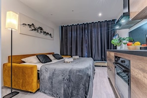 Apartamento, sacada, vista para a montanha | Wi-Fi de cortesia