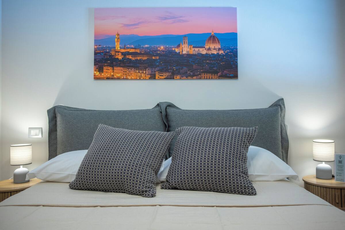 Quarto casal básico | Roupas de cama premium, camas com colchões pillow-top
