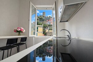 Apartamento Económico, Vista para a cidade | Cozinha privada