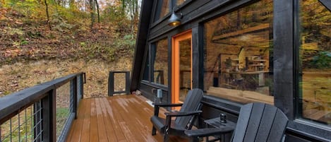 Casa, 1 cama queen-size (My Tennessee A-Frame) | Terraço/pátio interior