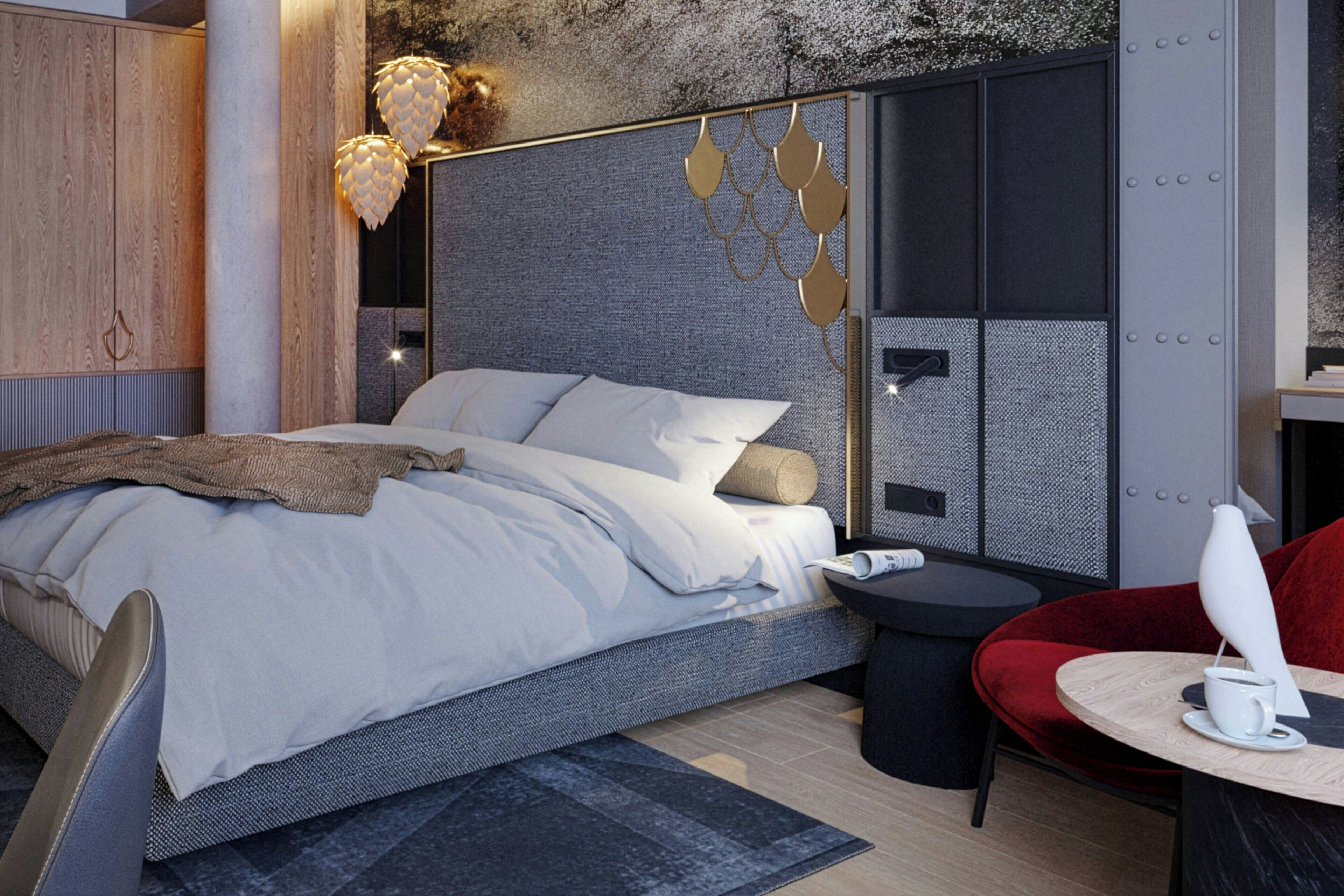 Quarto casal, 1 cama King