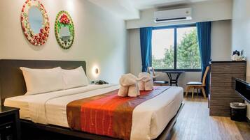 Quarto Standard, 1 cama king-size, Vista para a cidade | Vista do quarto