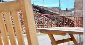 Apartamento, varanda, vista para a cidade | Terraço/pátio