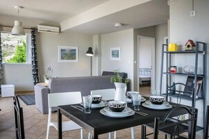Villa Deluxe, varanda, vista para o oceano | Restaurantes