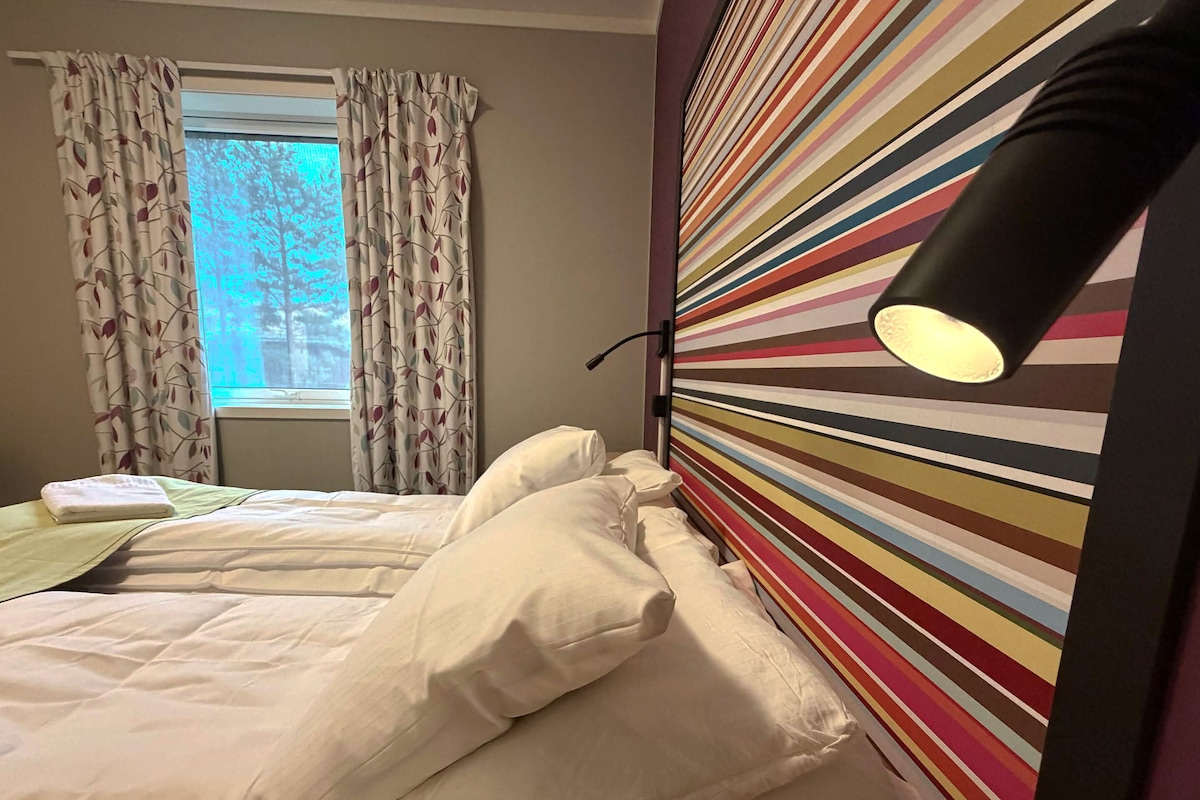 Quarto Duplo Comfort, vista para o jardim | Wi-fi grátis, roupa de cama fornecida