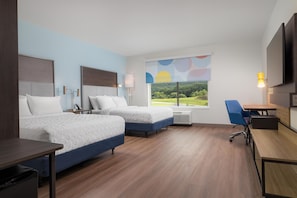 Quarto, 2 camas queen-size, acessível, banheira