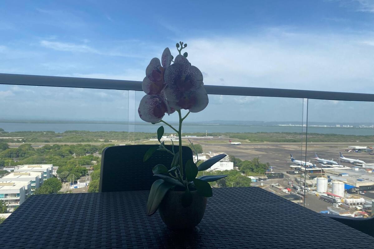 Estúdio Comfort, varanda, vista para a lagoa | Terraço/pátio interior