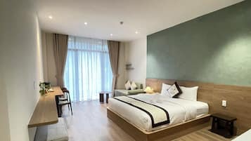 Quarto casal luxo, vista para a cidade | Recepção