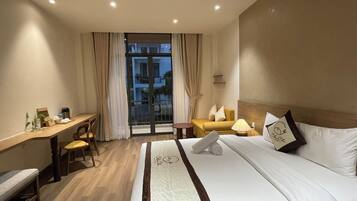 Quarto casal luxo | Vista para a cidade