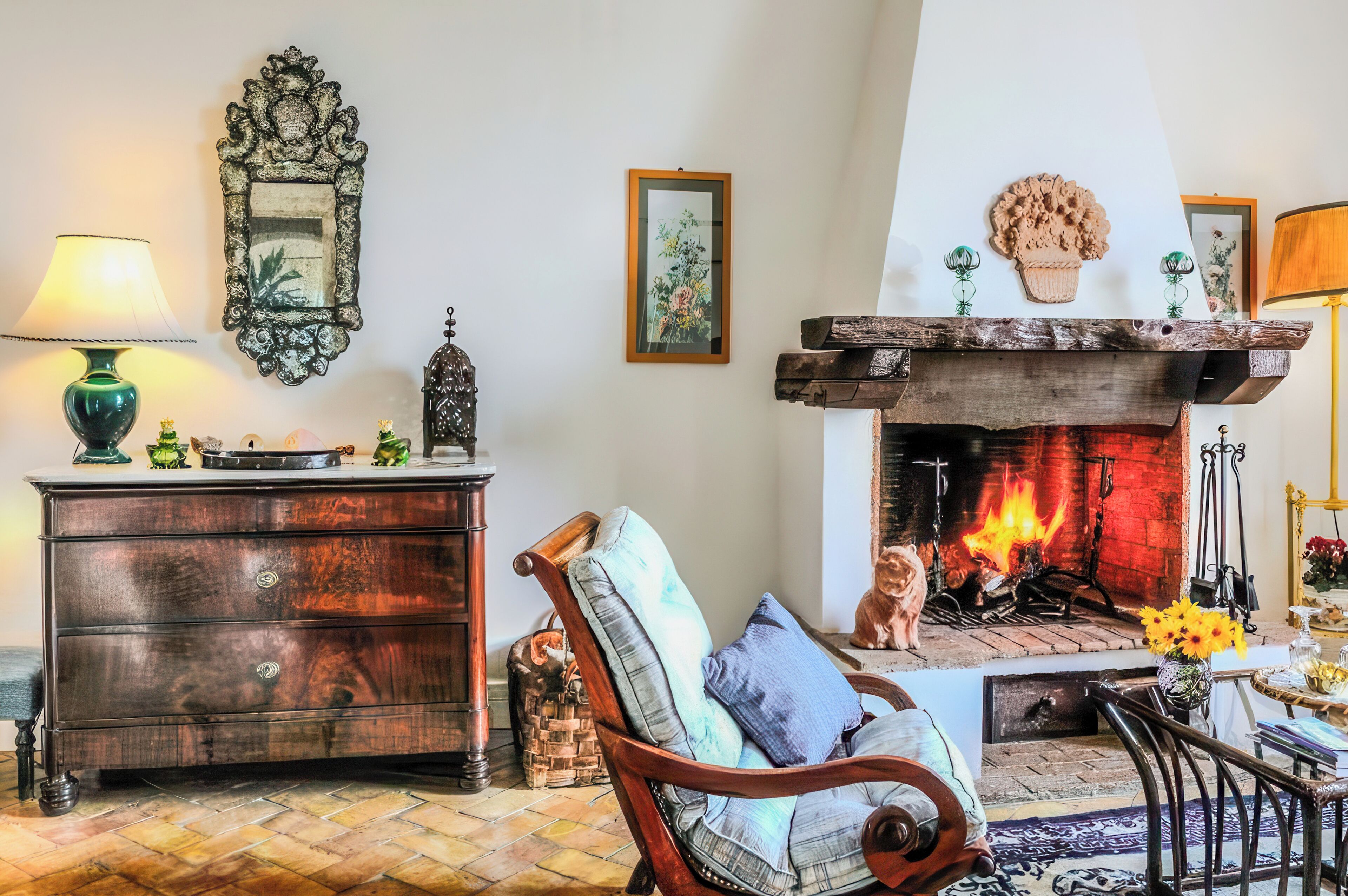 Villa, vista para o mar | Interior