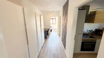 Apartamento | Cozinha privada | Uma cadeira de bebé