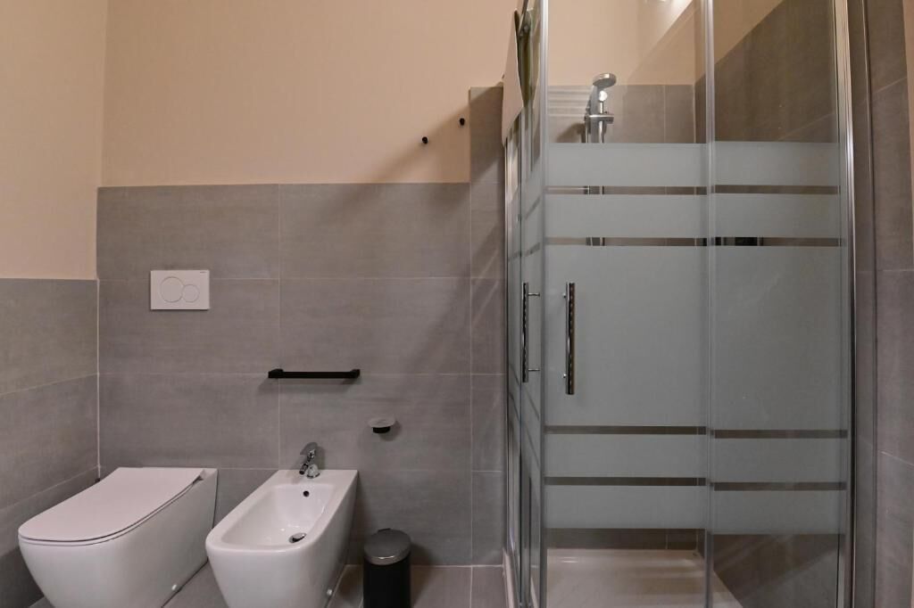 Quarto Duplo Superior, varanda, vista para o mar | Casa de banho