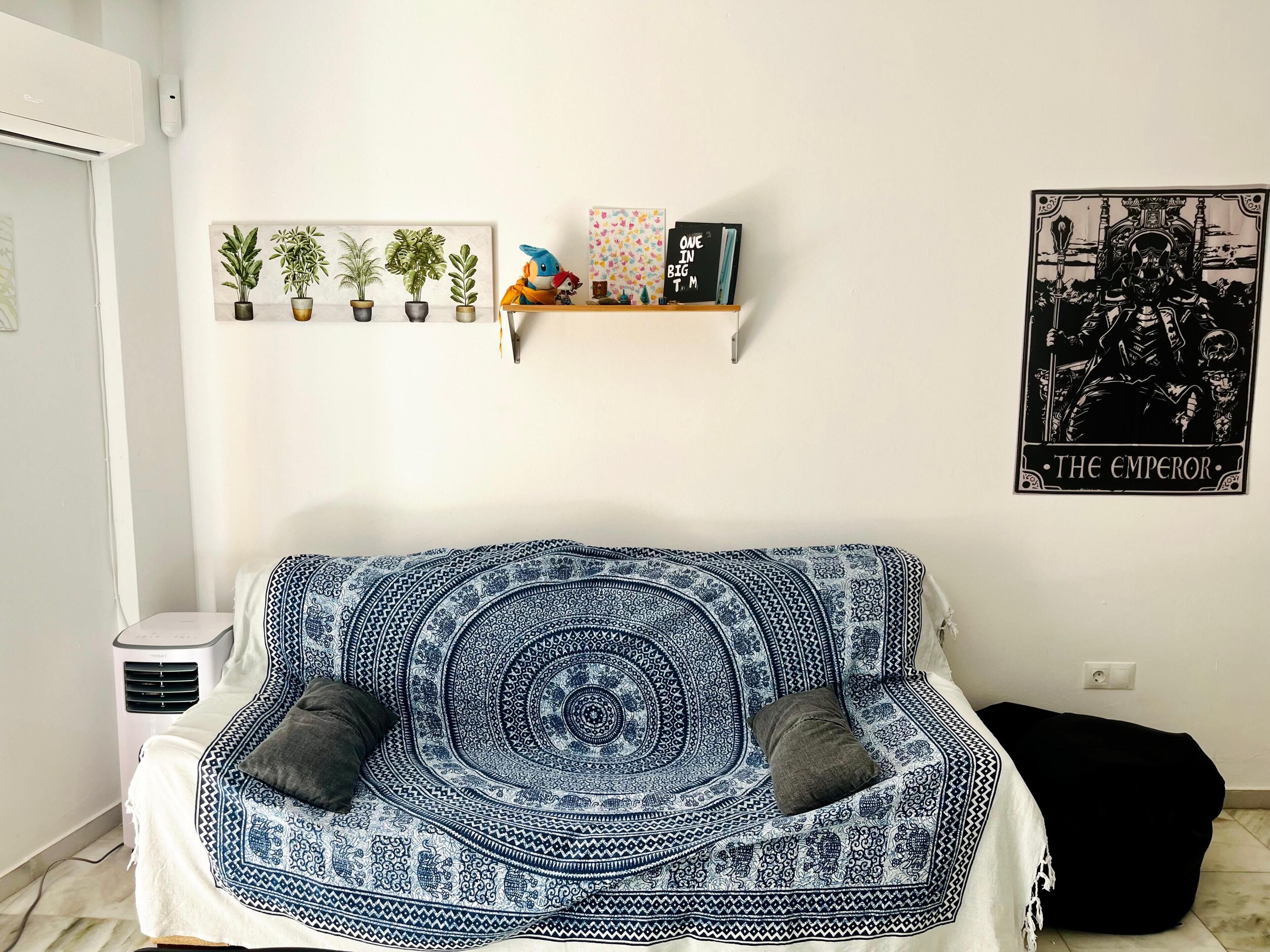 Apartamento, 1 cama de casal e sofá-cama, varanda | Interior