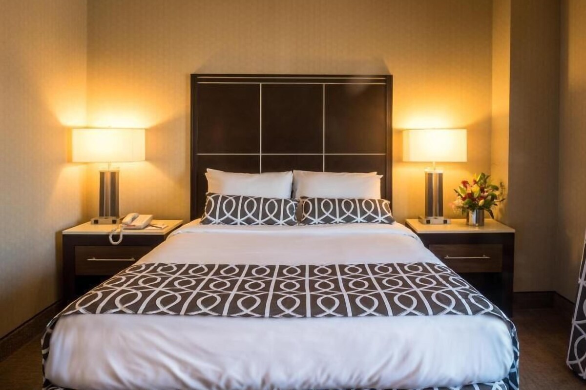 Quarto, 1 cama queen-size | Ferro/tábua de engomar, Wi-fi grátis 