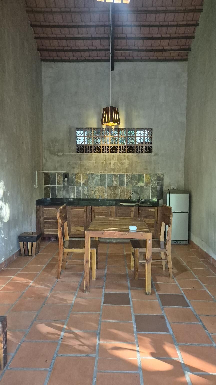 Bungalow, 2 quartos, varanda, vista para o pátio | Cozinha privada
