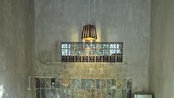 Bungalow, 2 quartos, varanda, vista para o pátio | Cozinha privada
