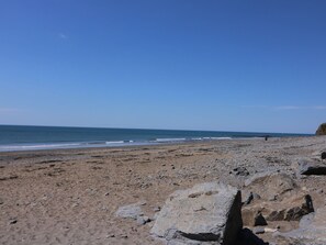 Na praia