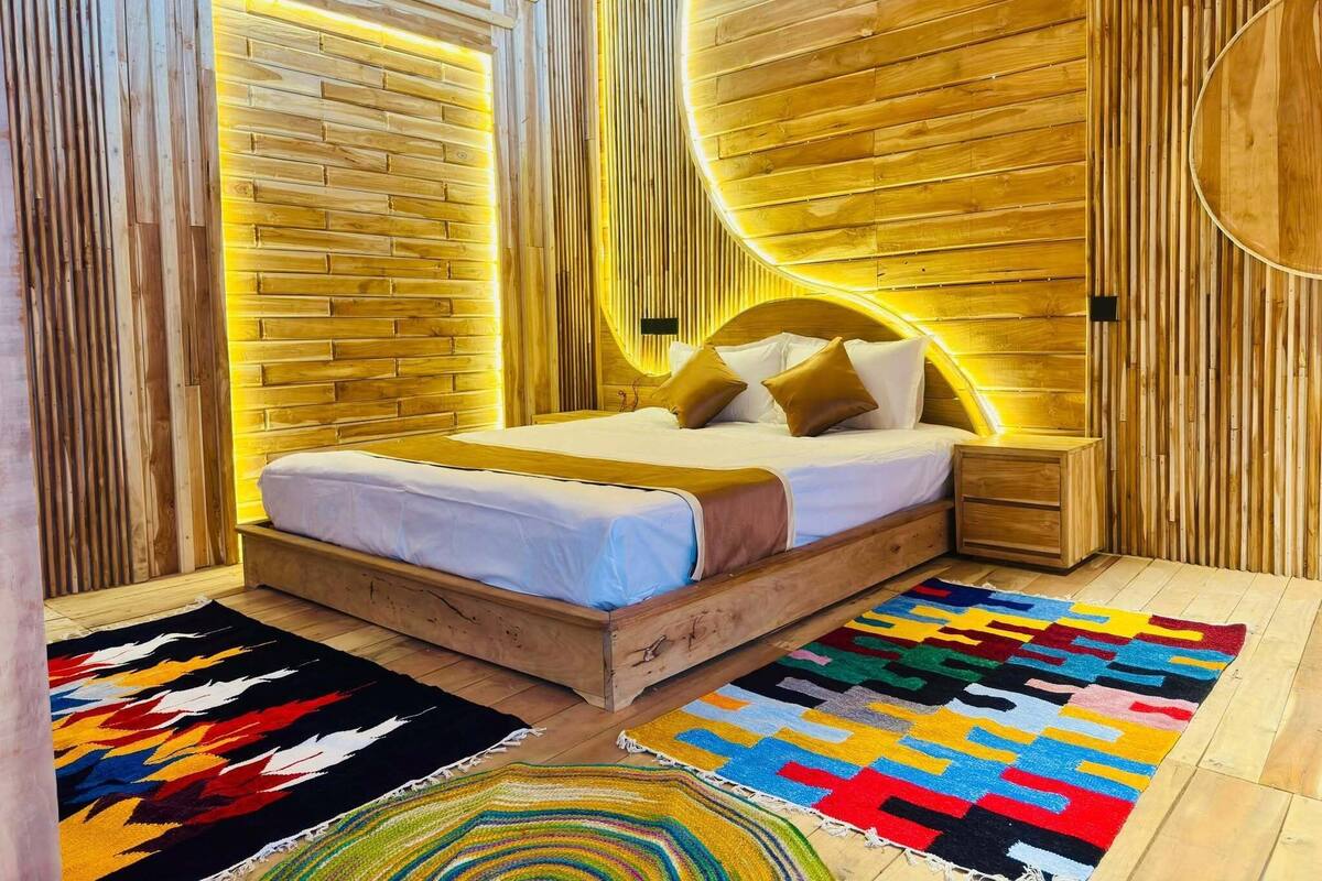 Quarto Duplo Deluxe, vista para a montanha | Vista do quarto