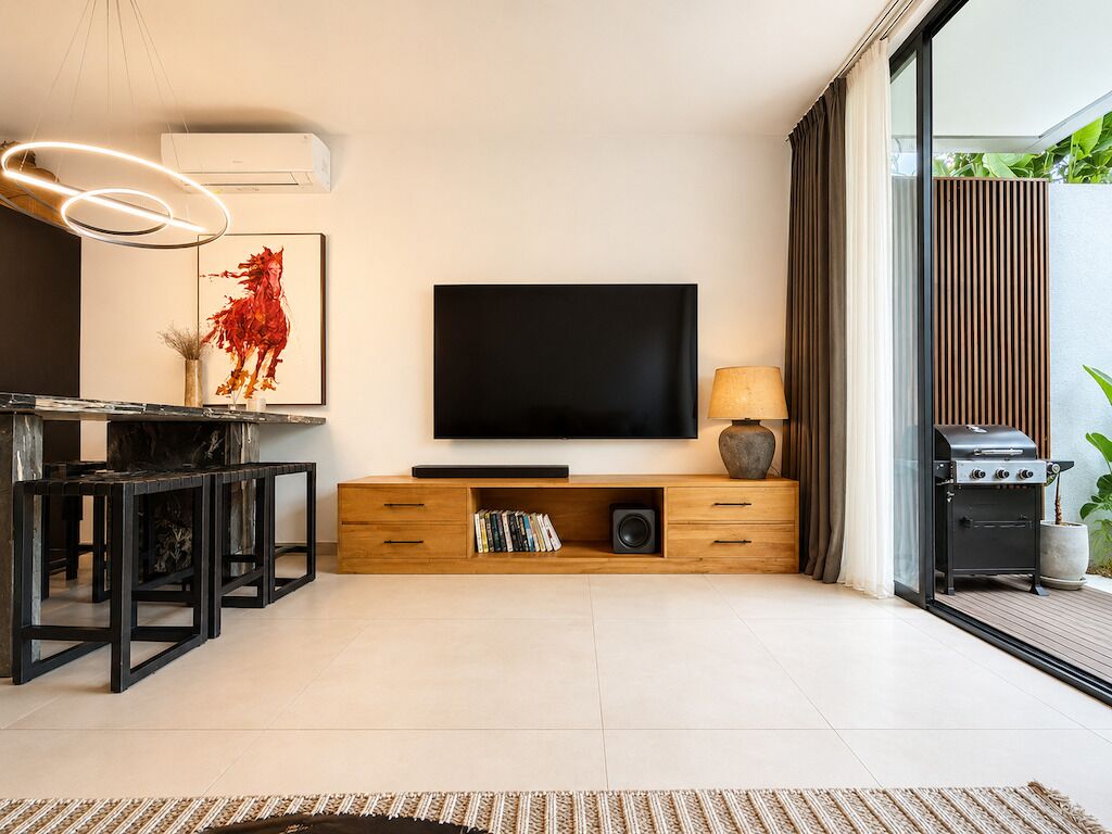 Vila luxo, vista para o jardim | Parte interna