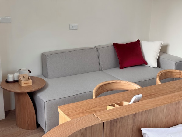 Casa Deluxe, vista para o lago | Sala de estar