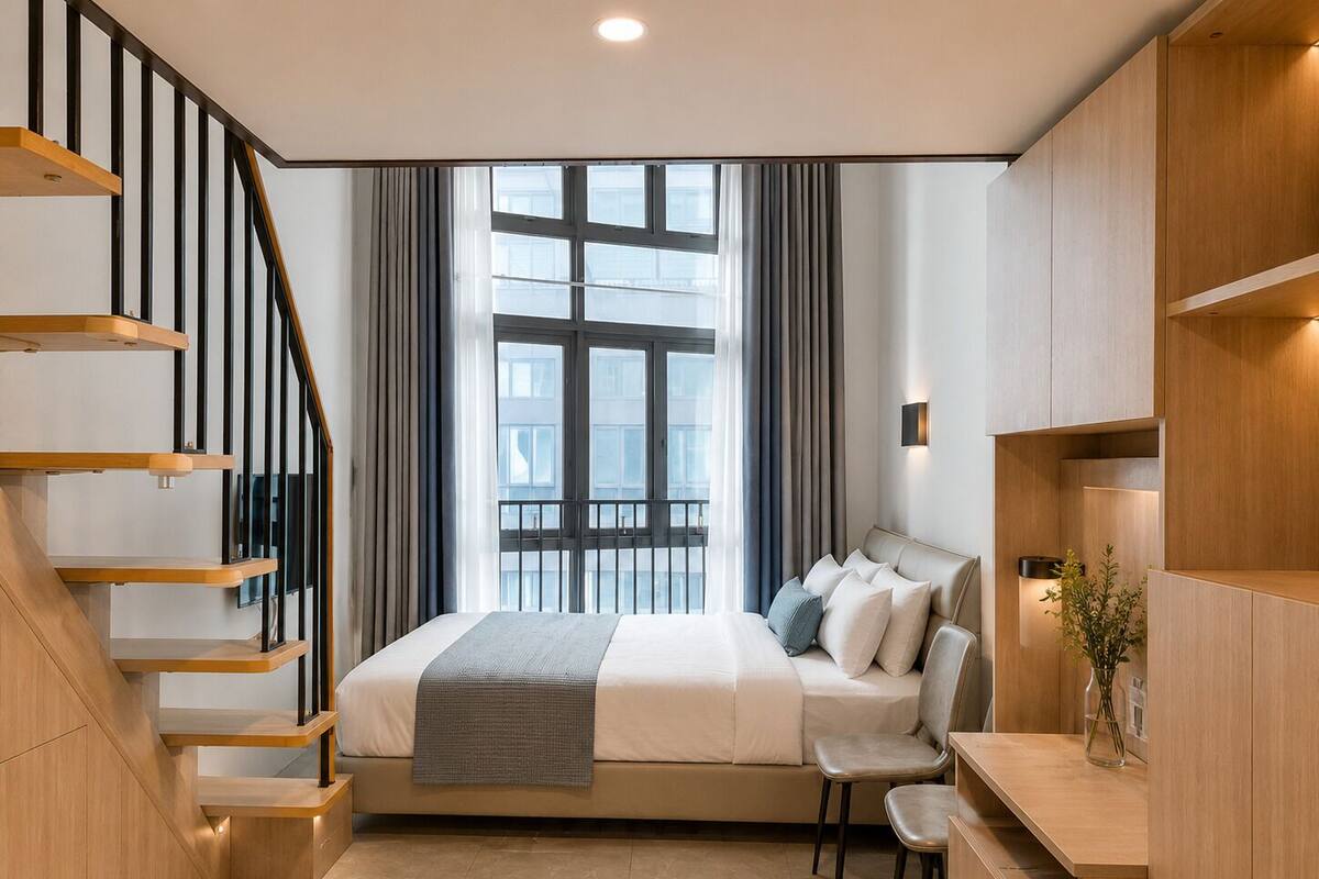 Dúplex Elite, não fumadores, mezanino | Vista do quarto