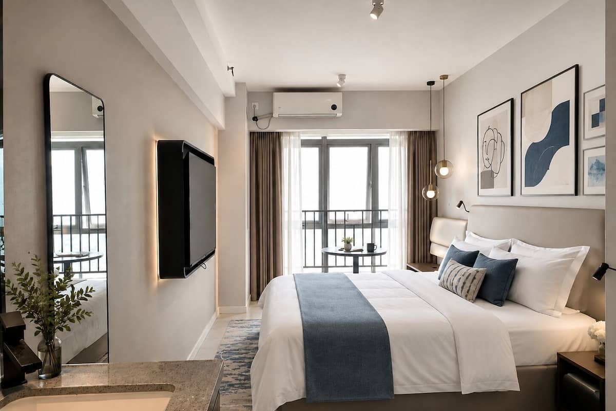 Quarto Duplo Empresarial, Vista para a cidade | Vista do quarto