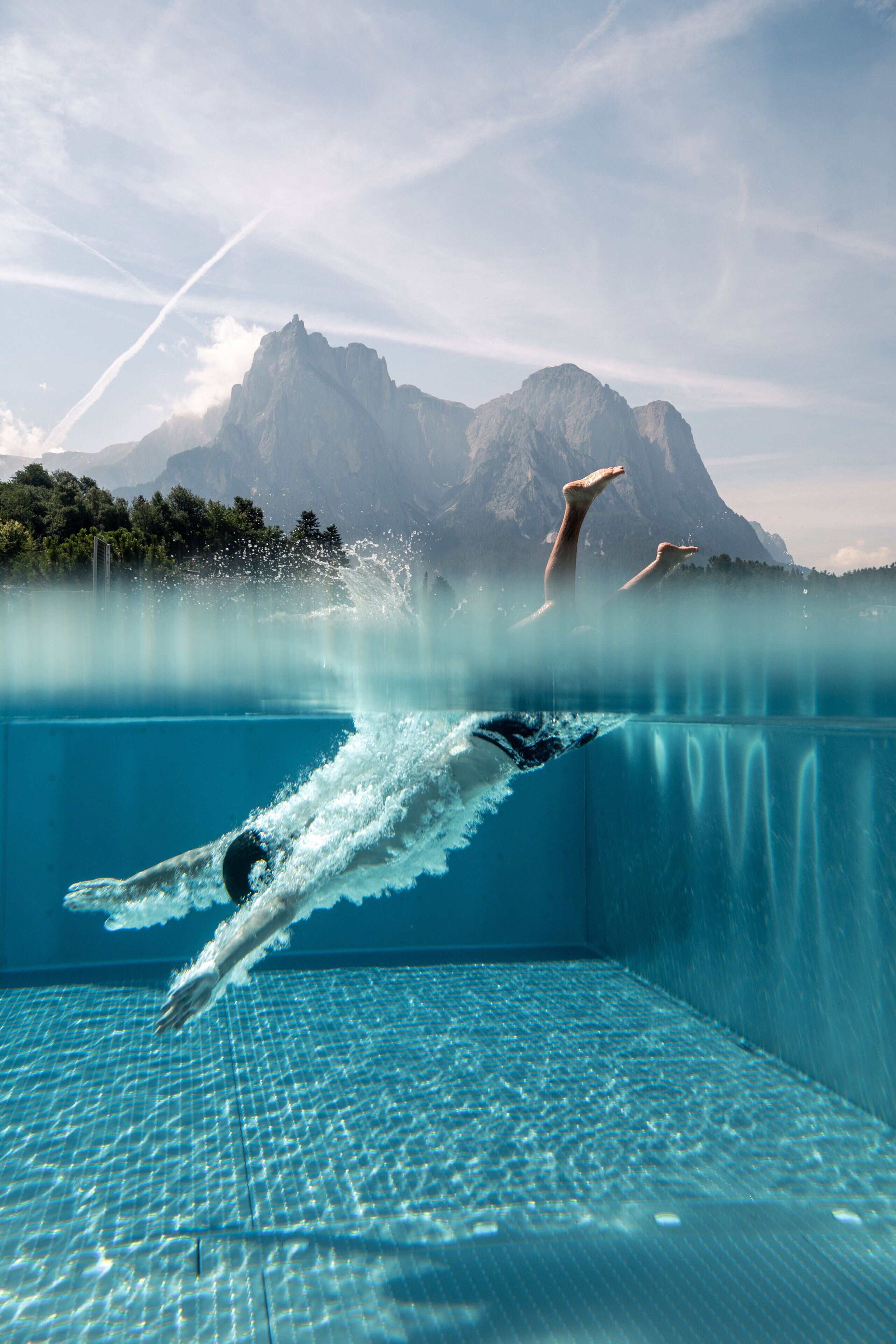 Piscina interna, piscina externa