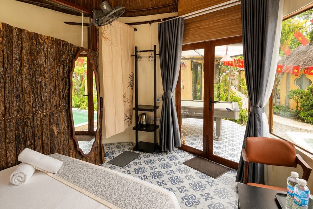 Bungalow Deluxe, pátio, vista para o jardim | Wi-fi grátis 