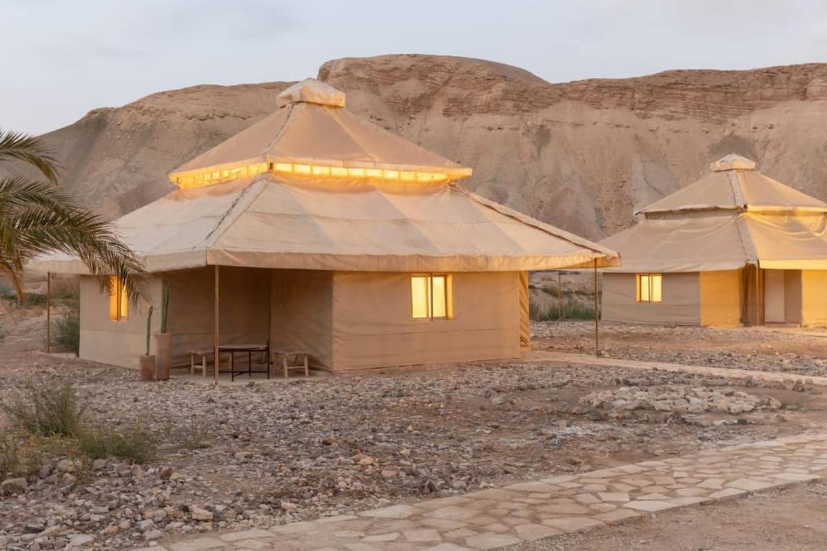 Tenda de Luxo, vista deserto | Vista do quarto