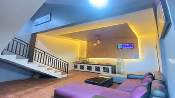 Cabana de Madeira Deluxe | Sala de estar