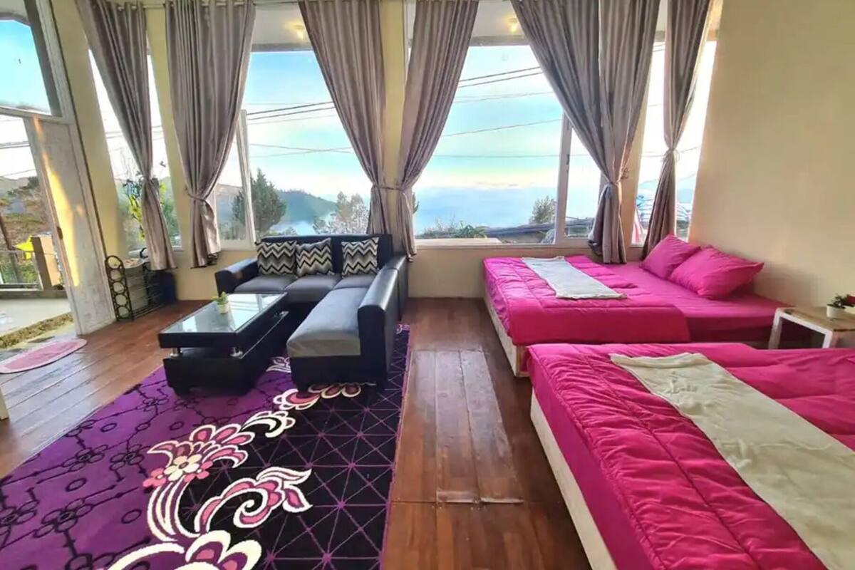 Villa Deluxe, vista para a montanha | Roupa de cama fornecida 