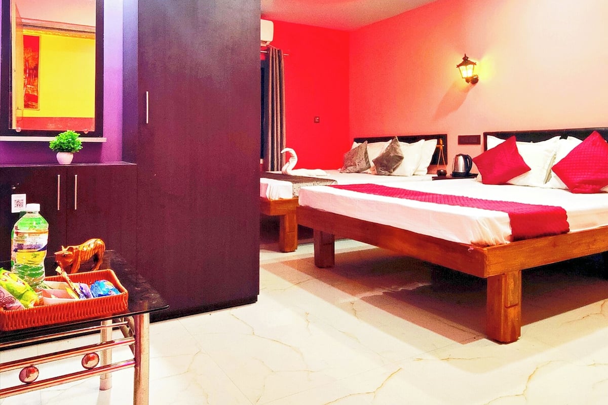 Quarto Triplo Superior | Secretária, Wi-fi grátis 