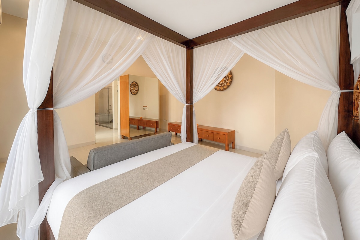 Vila luxo, 3 quartos, piscina particular | Wi-Fi de cortesia, roupa de cama