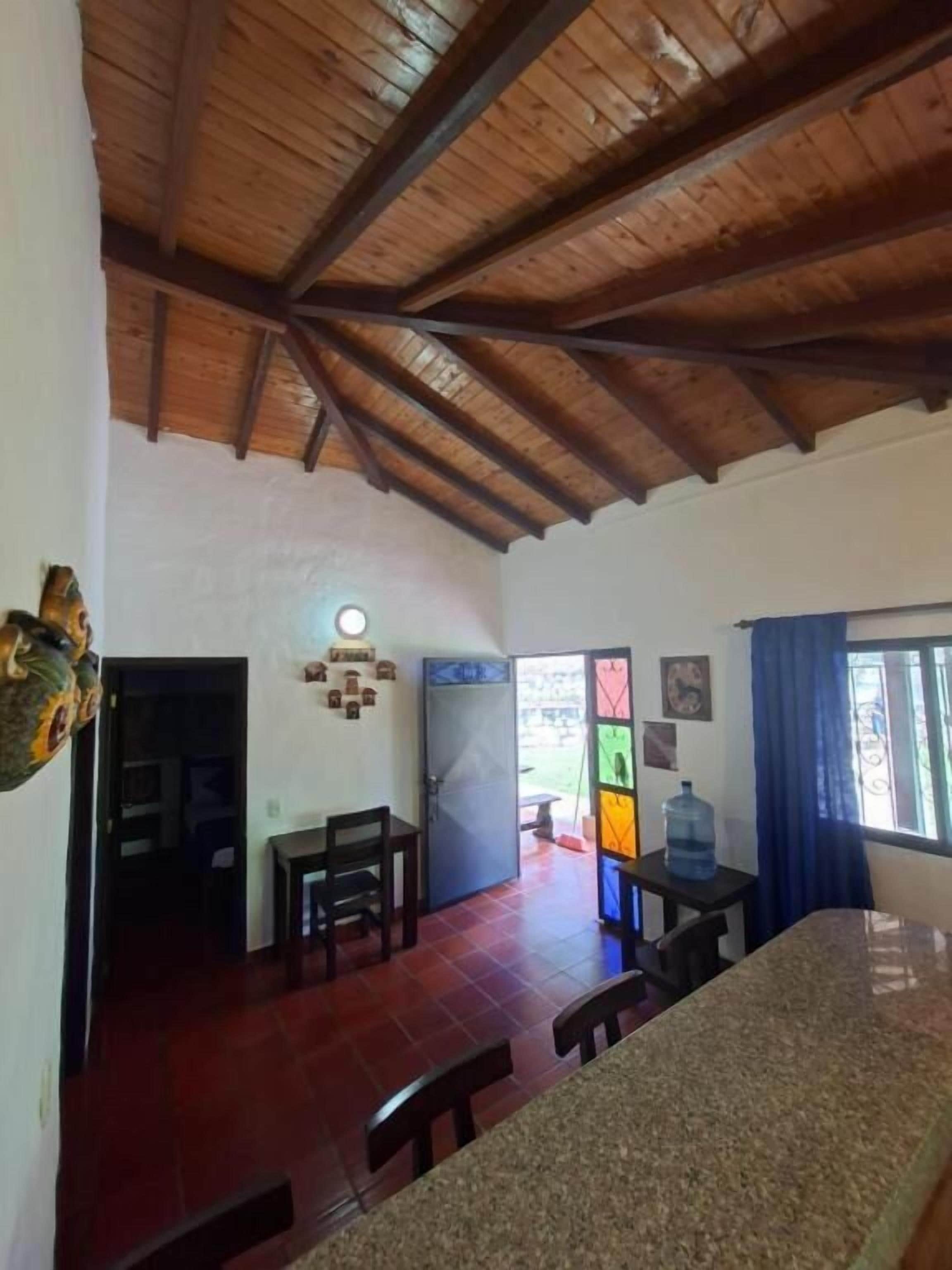 Cabana de Madeira Familiar, pátio, vista para o jardim | Interior