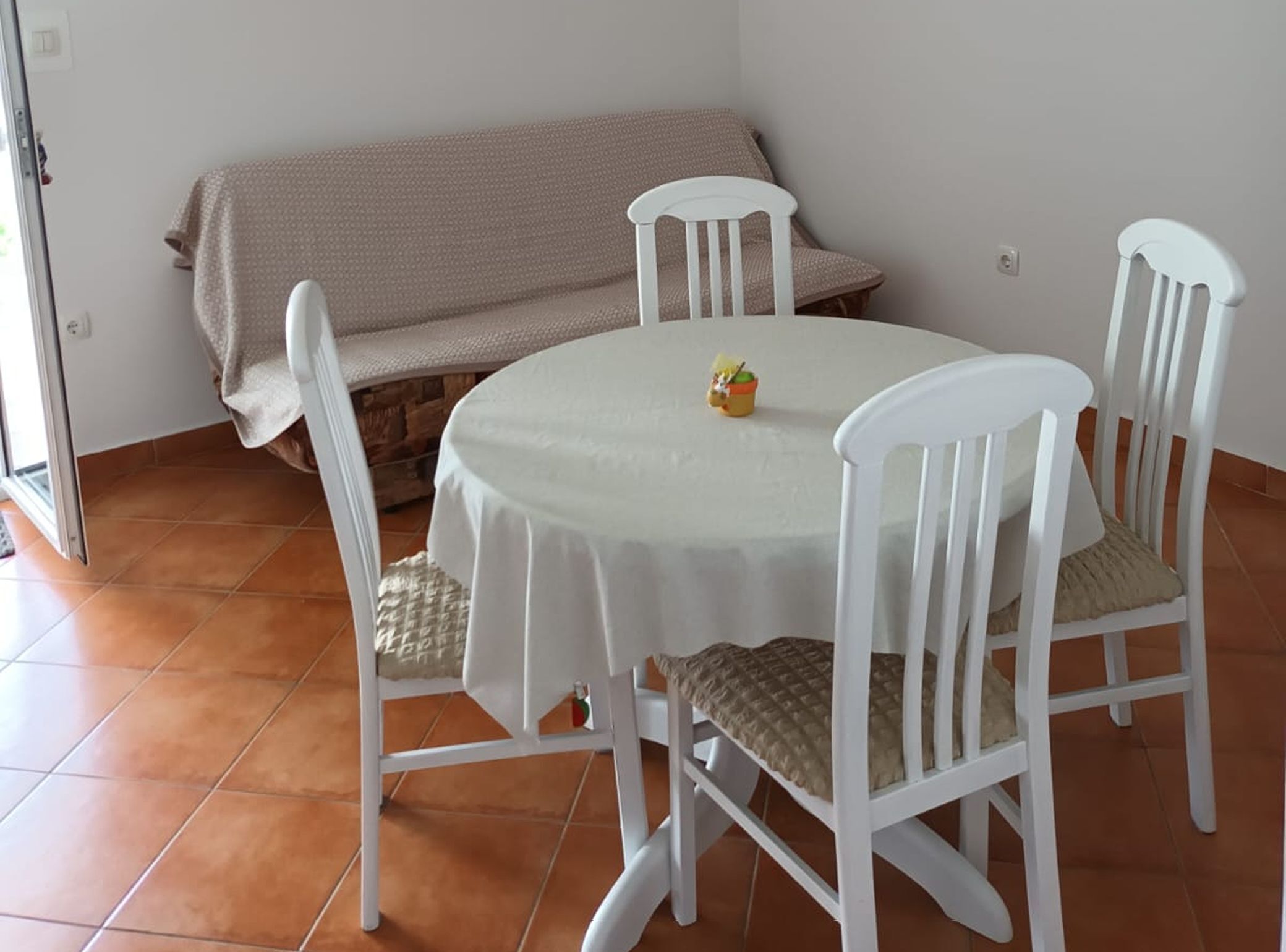 Apartamento (Comfort One Bedroom Apartment with Se) | Sala de jantar