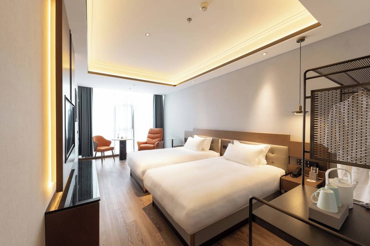 Quarto duplo básico, vista para a cidade | Vista do quarto