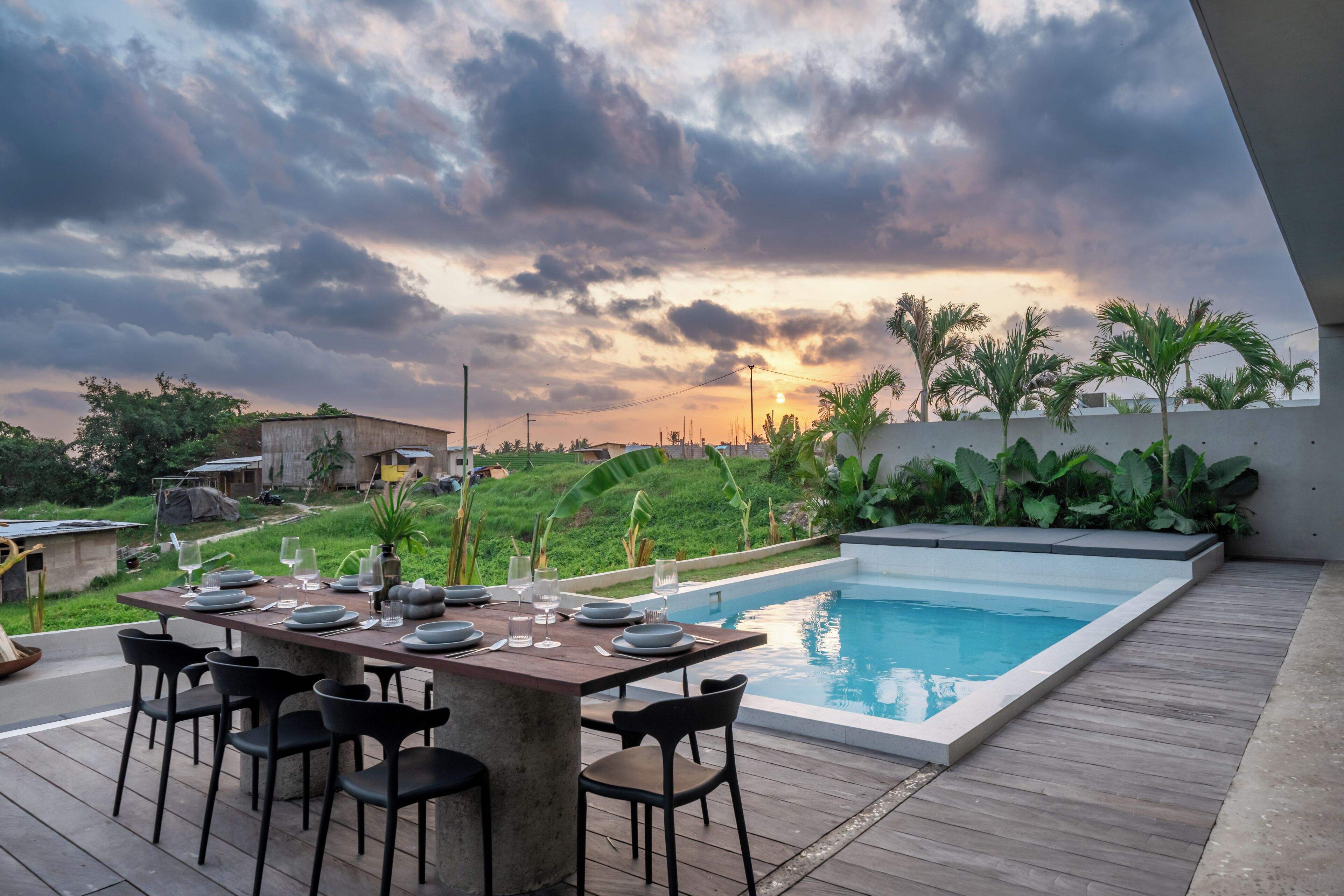 Vila família, 3 quartos, piscina particular | Terraço/pátio