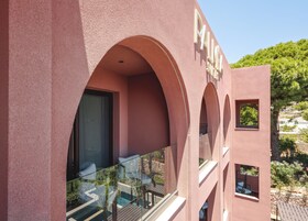 Suite, varanda, vista para o jardim | Varanda