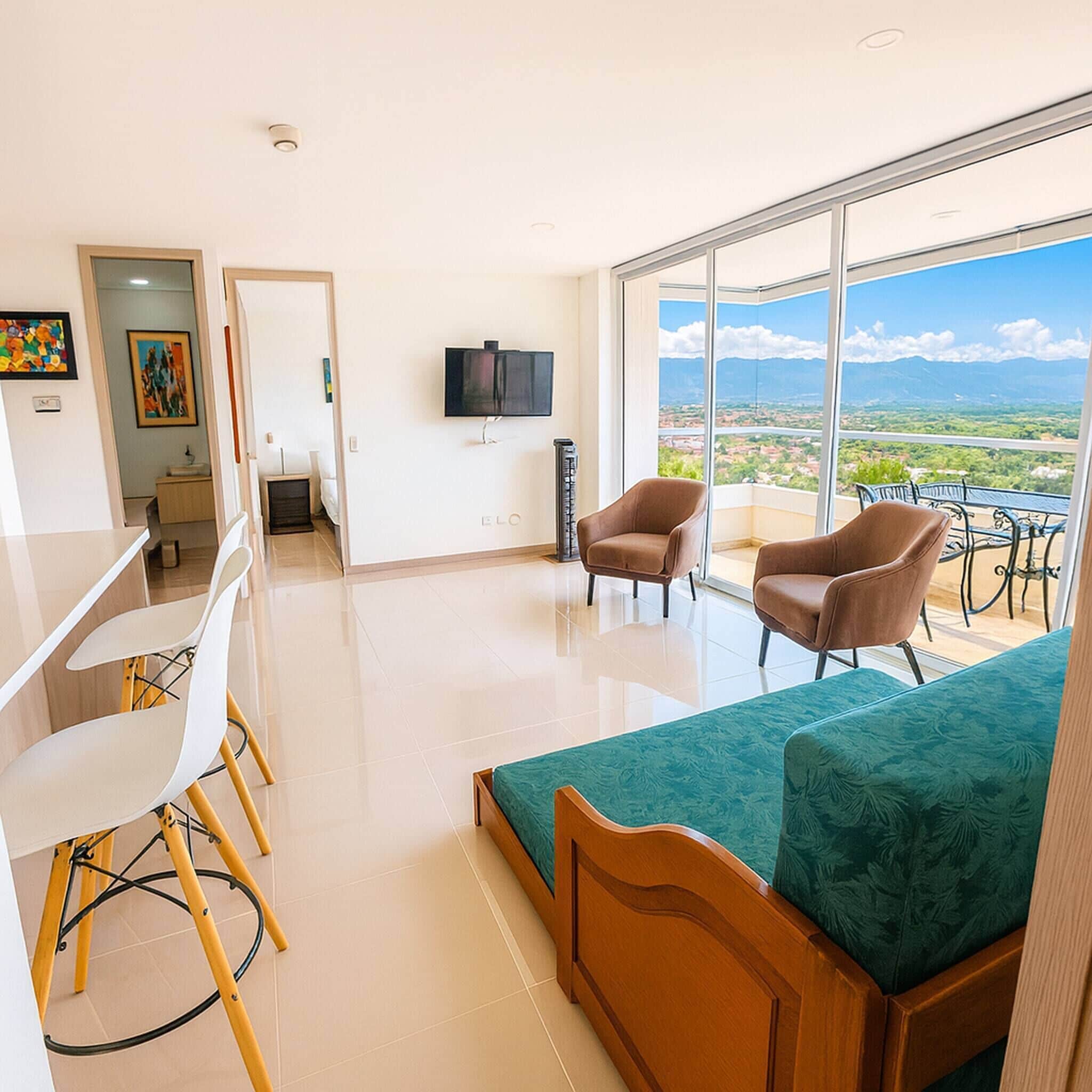 Apartamento, 2 quartos | Sala