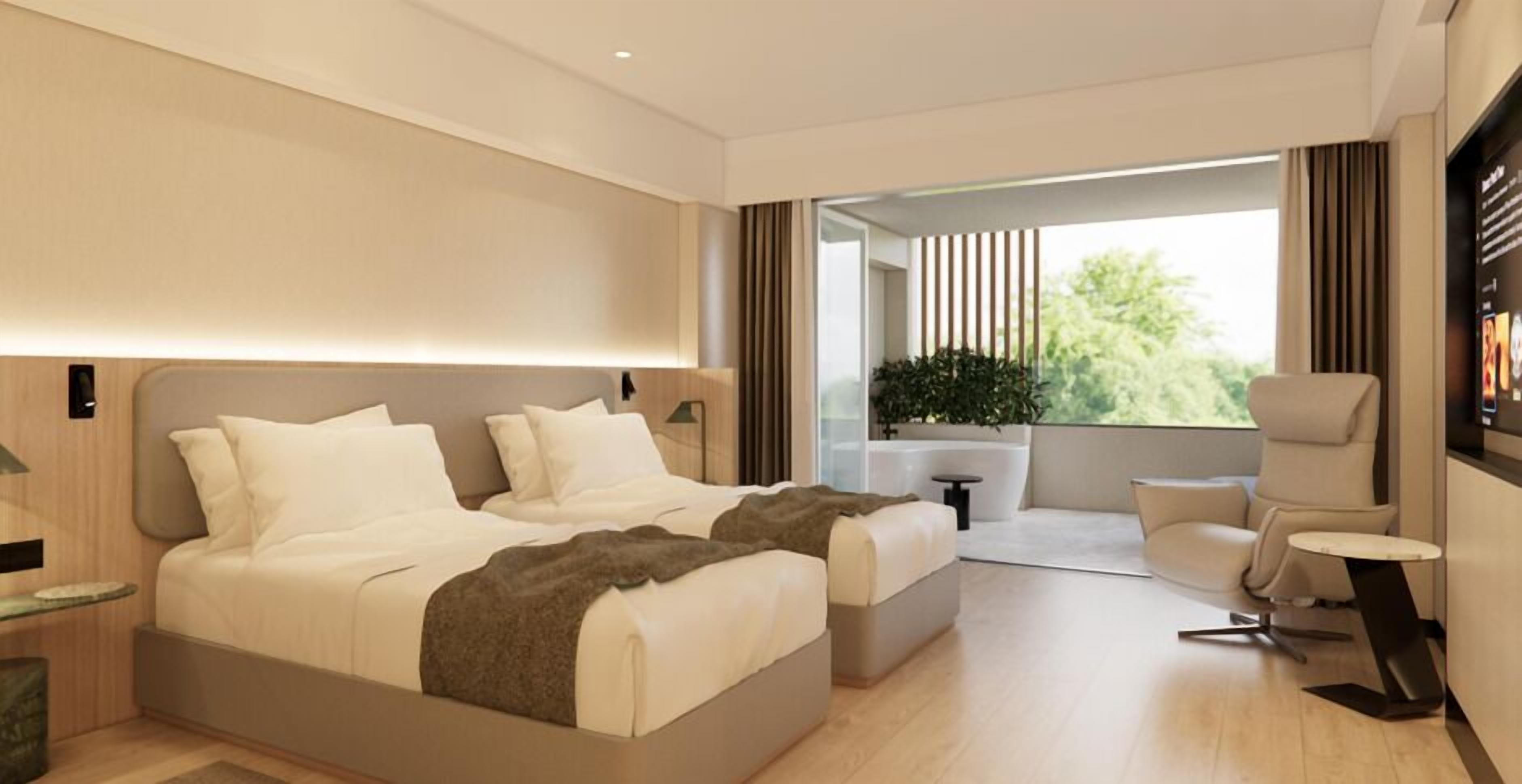 Quarto duplo executivo | Cofres nos quartos, Wi-Fi de cortesia