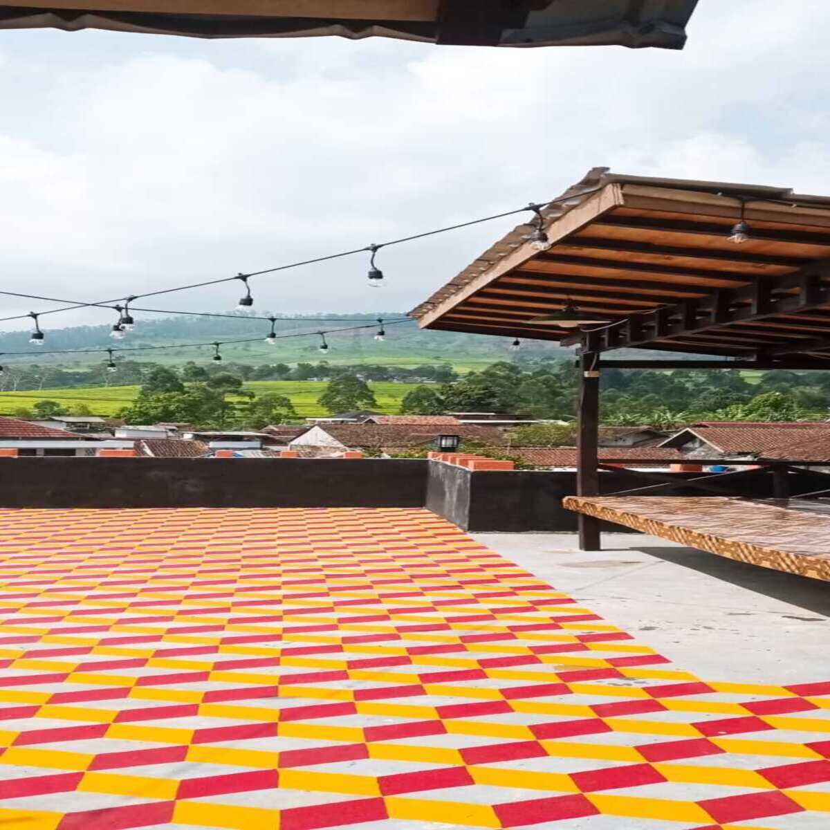 Quarto Duplo Básico | Terraço/pátio interior